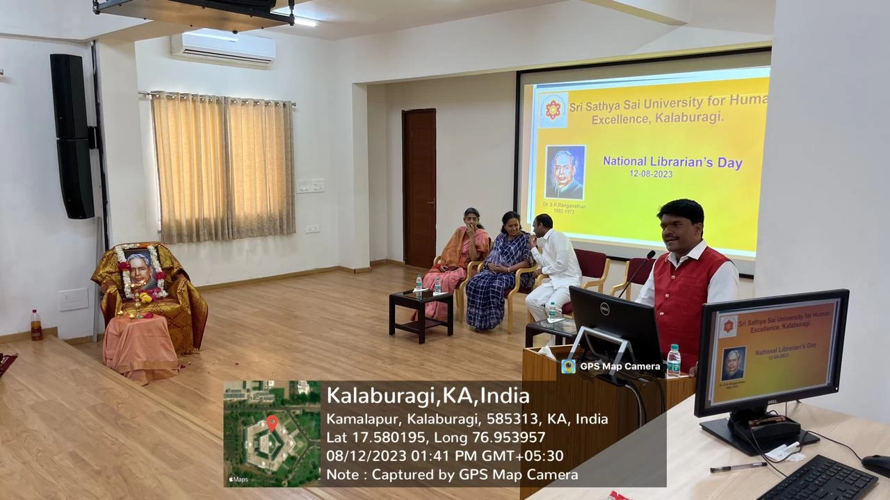 Sri Sathya Sai University for Human Excellence | Commemorating National ...